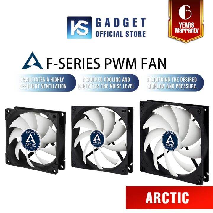ARCTIC F Series F8 / F12 /F14 PWM Case Cooling Fan With PWM [Quiet And ...