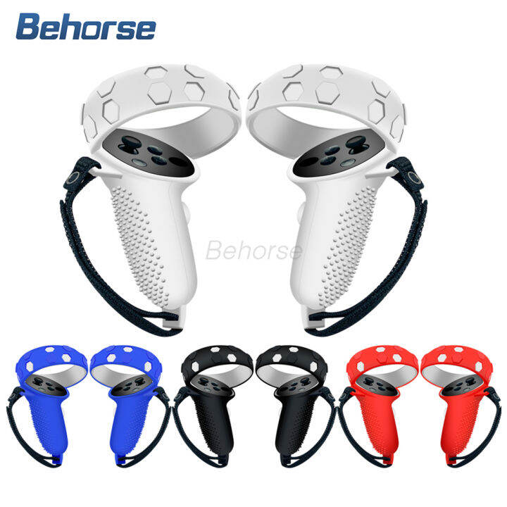 VR ฝาครอบป้องกัน Anti-Lost Strap Controller Rocker Cap Handle Grips เค ...