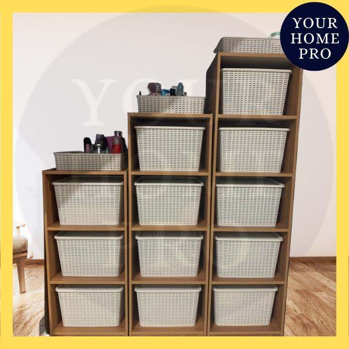 Zooey Rattan Eco Tray Japanese-Style Storage Basket Home Clothes ...