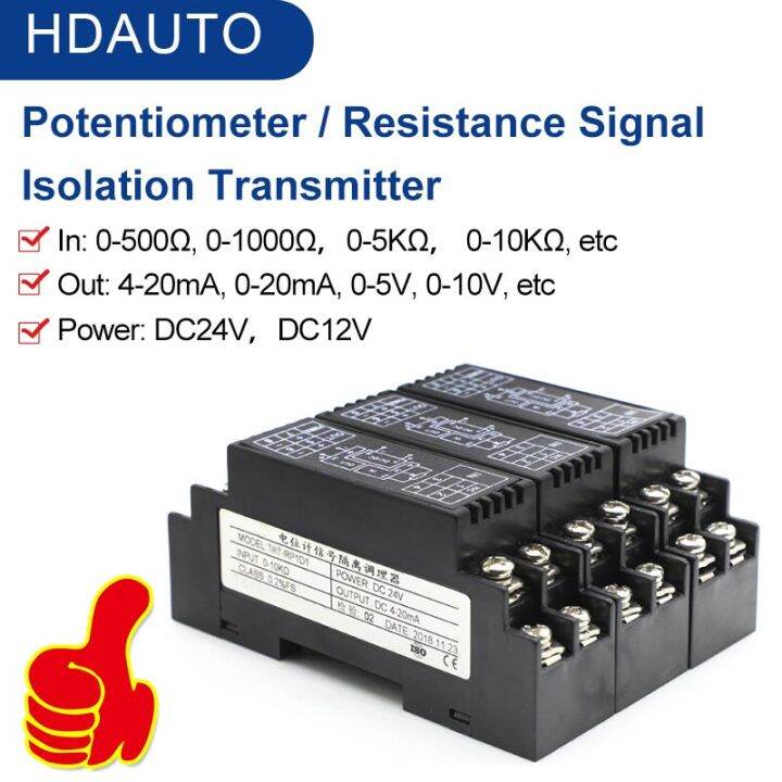 Potentiometer Isolation Displacement Signal Conditioner Resistance ...