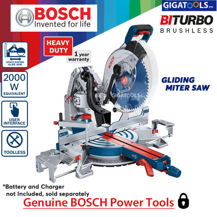New Bosch GCM 18V-305 GDC Professional Cordless Brushless BI-TURBO ...