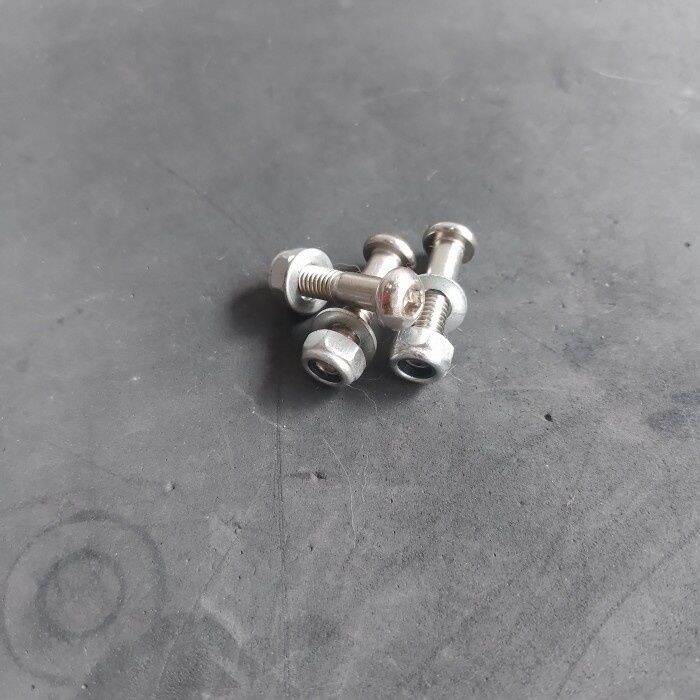 Baut L Mur 10 Lock Panjang 28mm x 6mm Crome | Lazada Indonesia