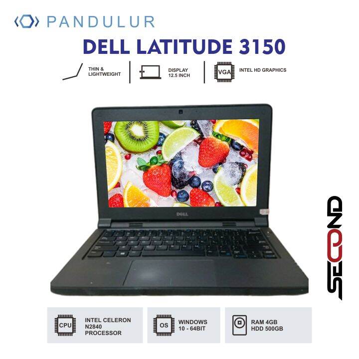DELL Latitude 3150 Black RAM 4GB HDD 500GB Second | Lazada Indonesia