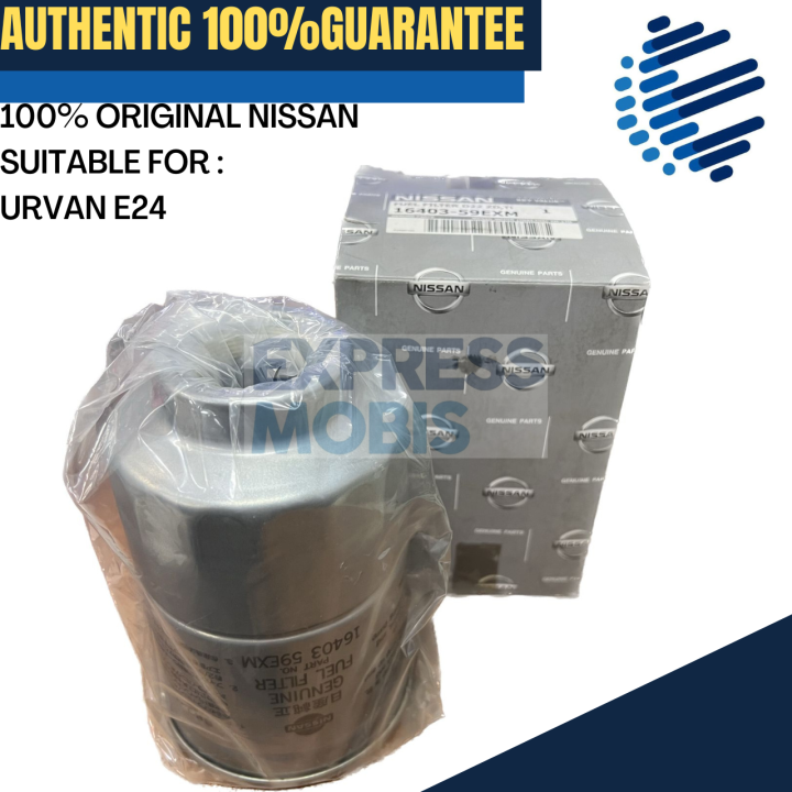 100% ORIGINAL NISSAN DIESEL FILTER 16403-59EXM URVAN E24 | Lazada