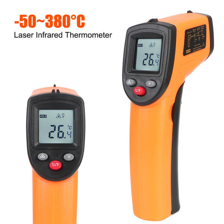 IR Laser Temp Digital -50~380°C GM320 Infrared Thermo-meter Industrial ...