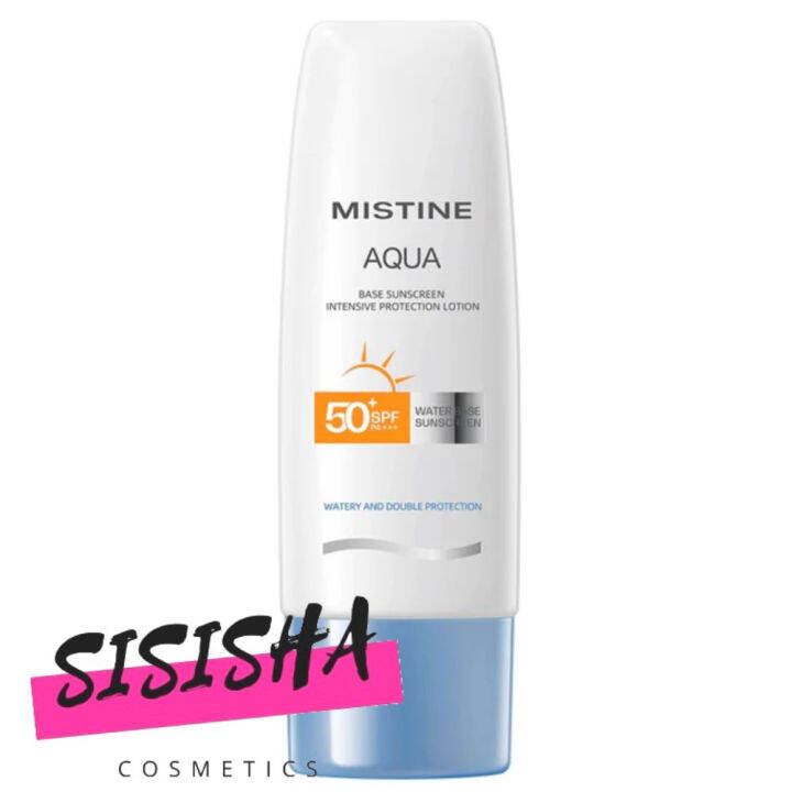 Mistine Aqua Base Ultra Protection Sunscreen Body Lotion SPF 50 PA ...
