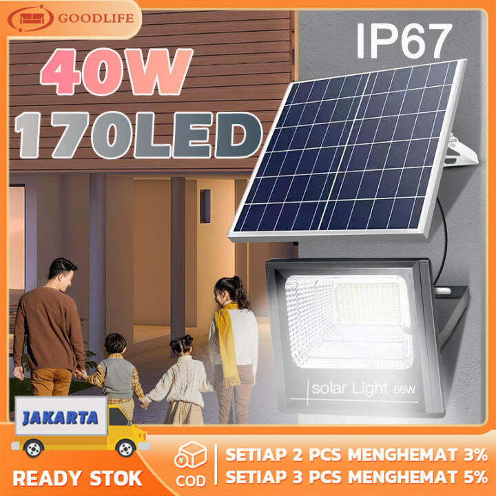 (Dikirim Dari Jakarta)lampu tenaga surya otomatis outdoor kualitas ...