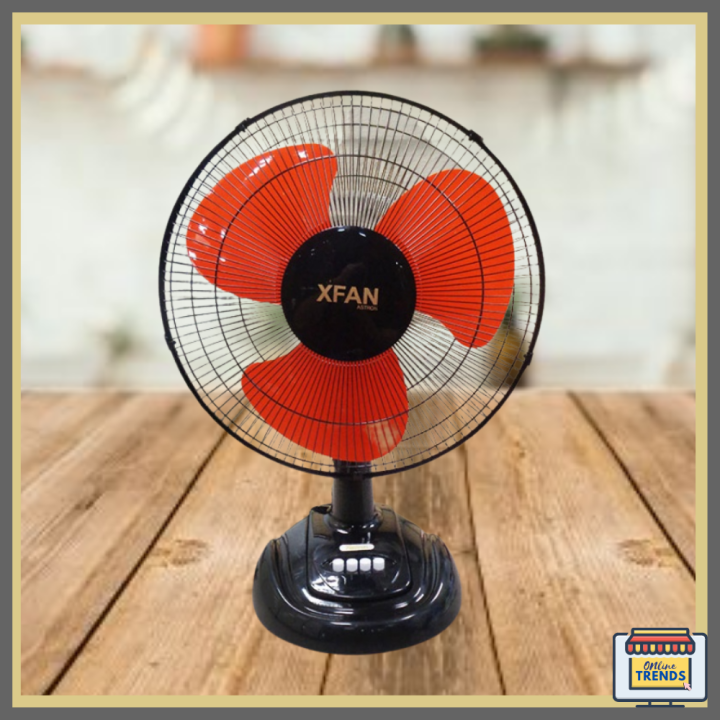 Astron X-Fan Desk Fan 16" (Red) | Electric Fan | Lazada PH