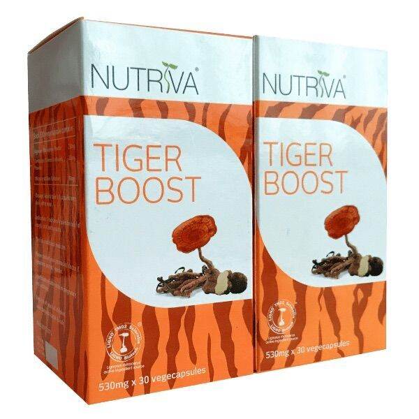 Nutriva Tiger Milk Mushroom TigerBoost + Cordyceps Traditionally Used for Relief of Cough/Cold ...