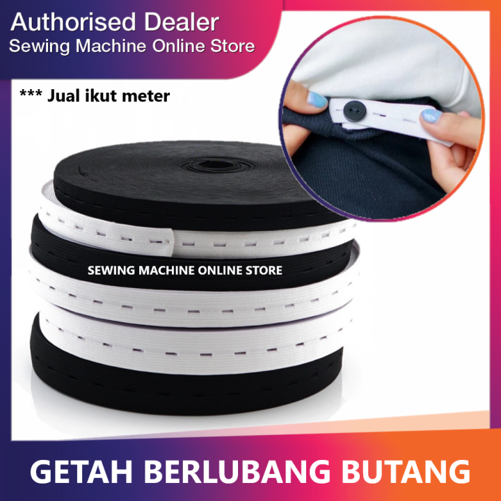 🔥READY STOCK🔥 Tali Getah Lubang Butang / Getah Berlubang / Elastic Band ...
