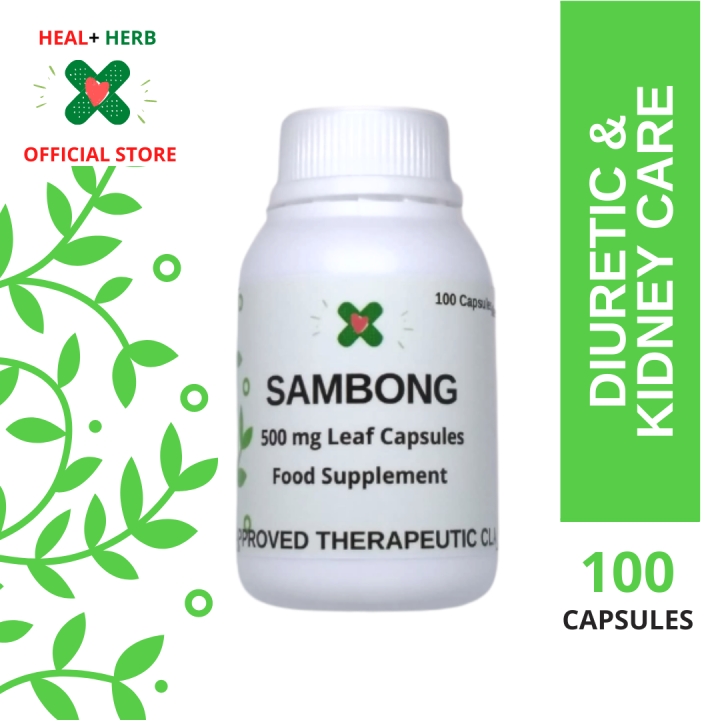 Pure Sambong capsule 500 mg, Anti UTI and Kidney Stones Pure and ...
