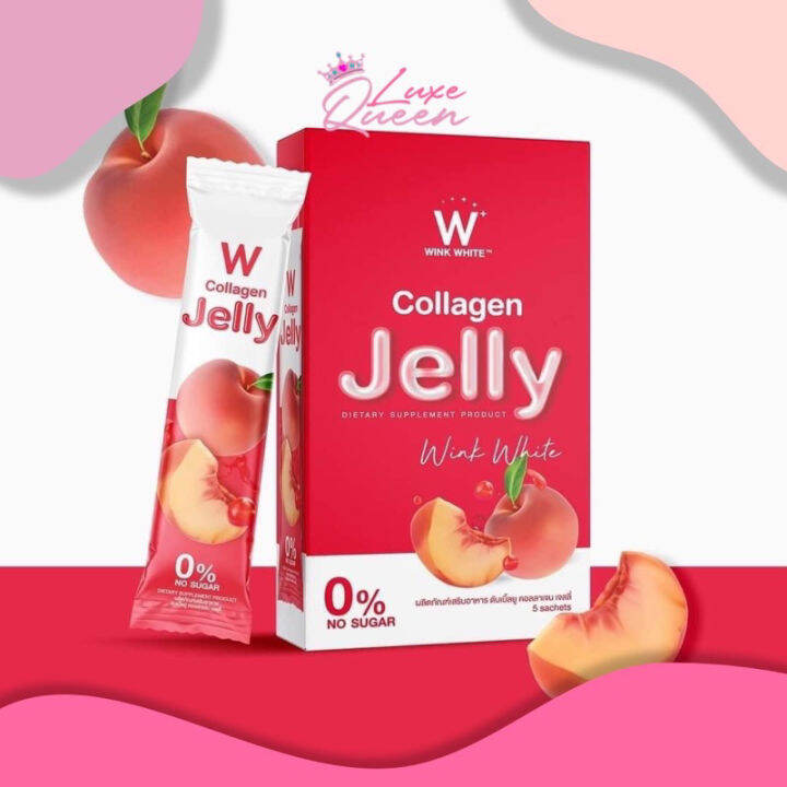 W Collagen Jelly Healthy White Skin Achieve No Pores Thailand Wink ...