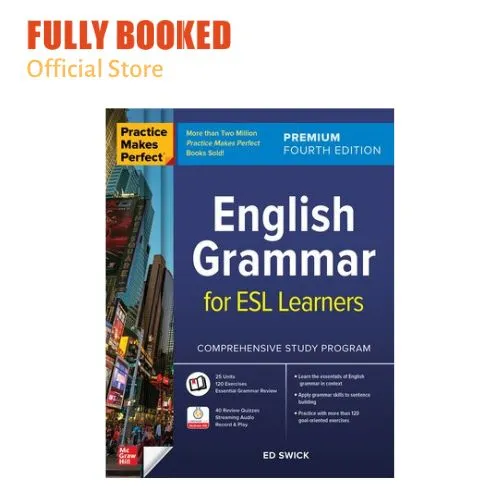 Practice Makes Perfect: English Grammar for ESL Learners, Premium 4th Edition (Paperback ...