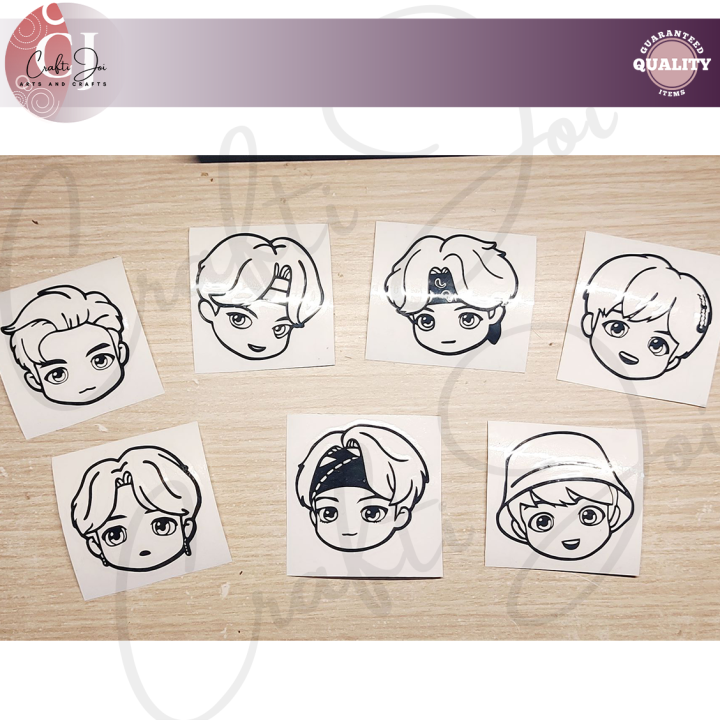 TINYTAN Decal Vinyl Sticker WATERPROOF | Lazada PH