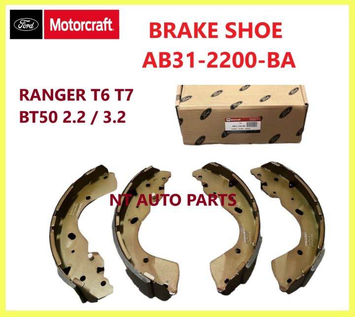 FORD Motorcraft Brake Shoe (Rear) AB31-2200-BA-Ford Ranger 2.2 & 3.2 T6 ...