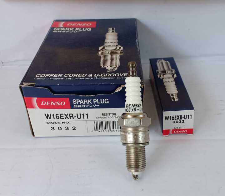 Busi Mobil W16EXR-U11 Spark Plugs Denso Mitsubishi Pajero 3.0 | Lazada ...