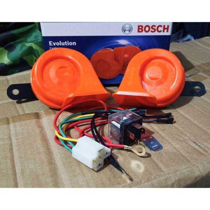 Durability Bosch Evolution horn with relay/socket | Lazada PH