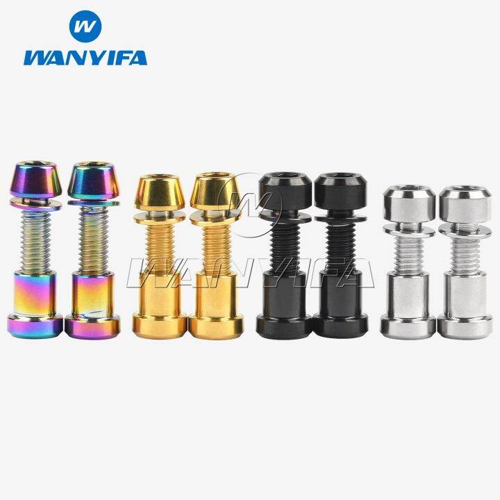 【Howland Beauty makeup】 Wanyifa Titanium Nut M5 Titanium Bolt M5x16 18 ...