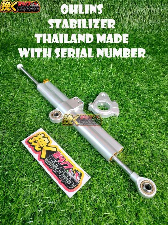 OHLINS STABILIZER STEERING DAMPER LONG ORIGINAL WITH SERIAL NUMBER ...