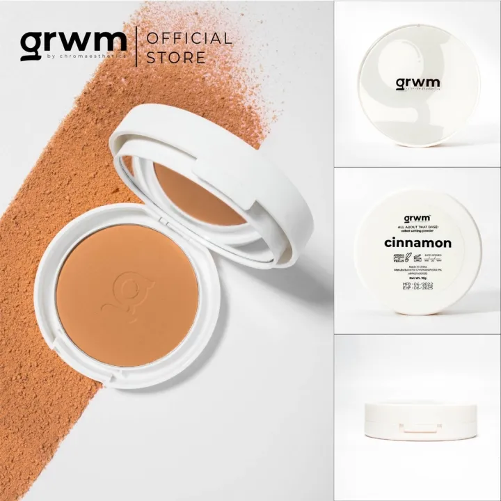 GRWM Cosmetics Velvet Setting Powder in Cinnamon 10g | Lazada PH