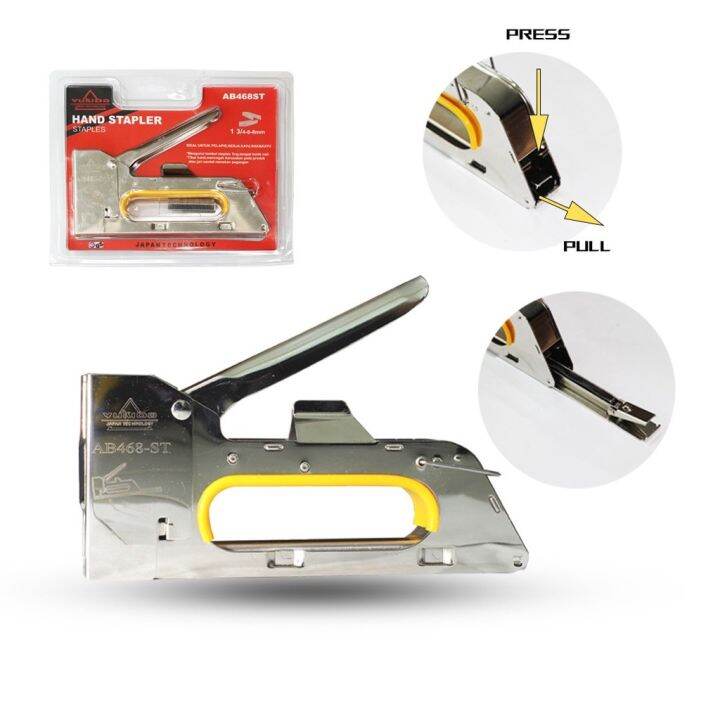 Stapler Staples Tembak Gun Powerful 13/4-6-8mm -FREED | Lazada Indonesia