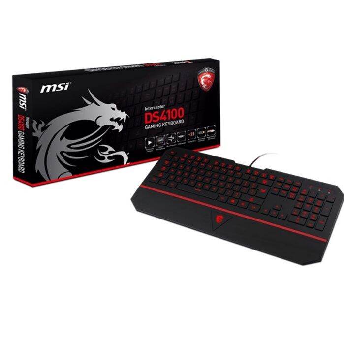 BESTSELLER อุปกรณ์คอม RAM KEYBOARD (คีย์บอร์ด) MSI INTERCEPTOR DS4100 ...