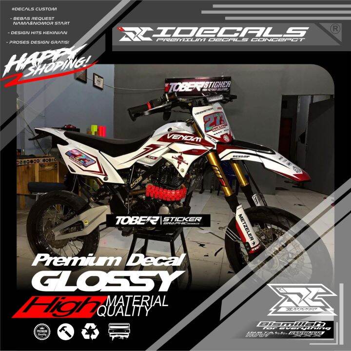 00131 sticker decals fullbody kawasaki dtracker desain keren bebas ...