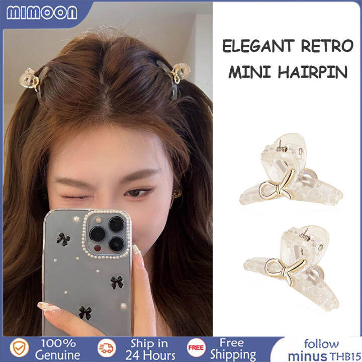 กิ๊บติดผมหน้าม้า,ขนาดเล็ก,สไตล์เจ้าหญิง,สําหรับผู้หญิง MIMOON | Lazada.co.th