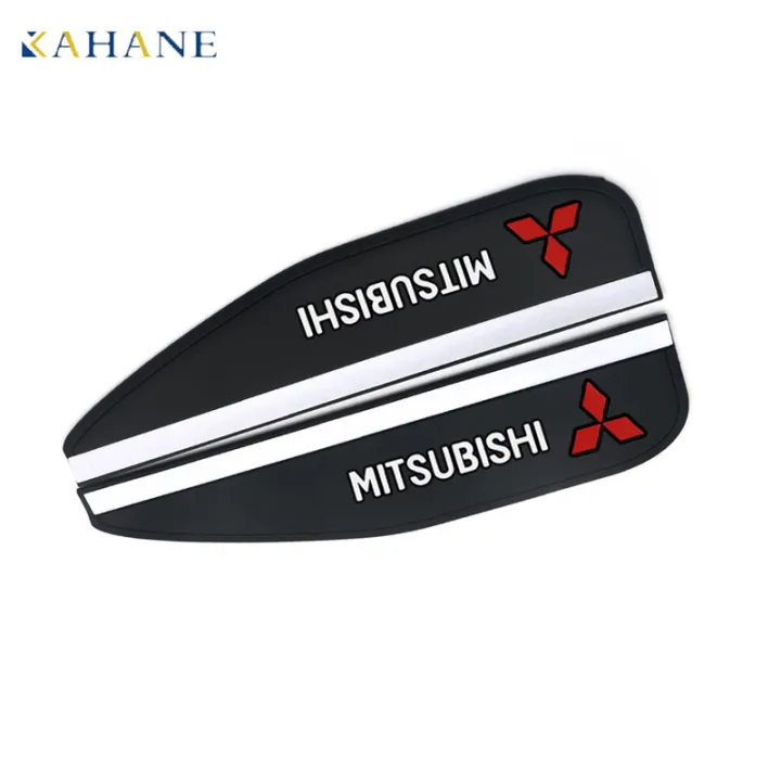 1Pair Car Side Rear View Mirror Waterproof Rain Eyebrow for Mitsubishi ...