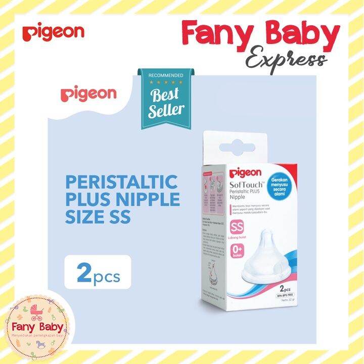 PIGEON PERISTALTIC PLUS NIPPLE BOX WIDE NECK | Lazada Indonesia
