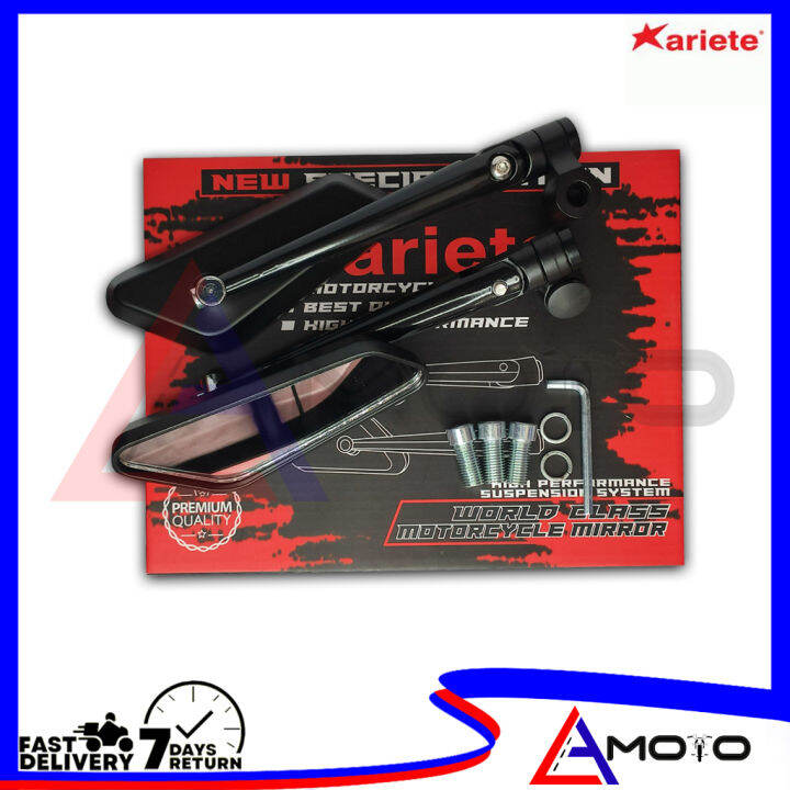 (PAIR) ARIETE SIDE MIRROR ALL MIO / NMAX / AEROX / CLICK / PCX / ADV ...