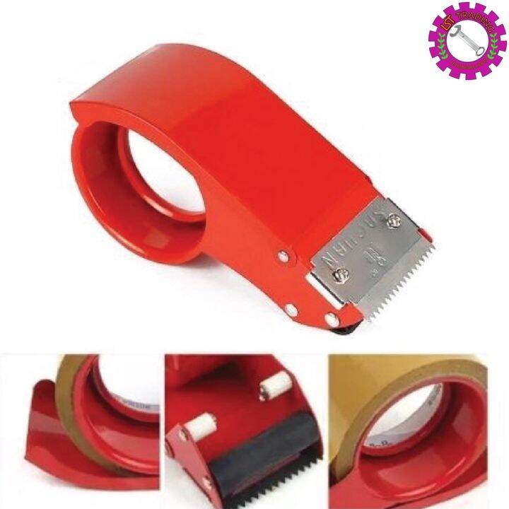 Metal Tape Dispenser / Sealer Cutter 2 inch / 2" OPP POPP Tape / Carton ...
