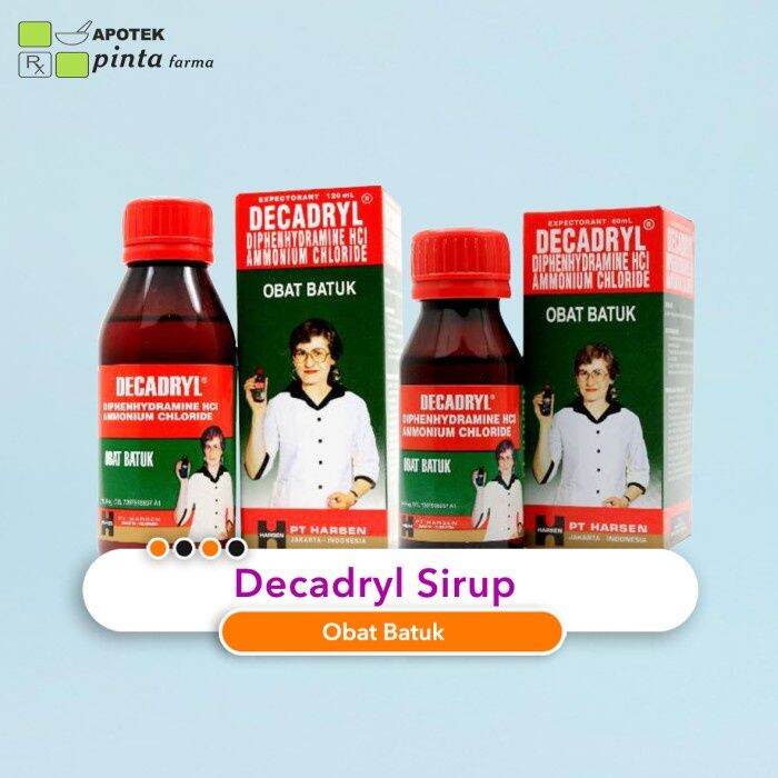 Obat Batuk Decadryl Ekspektoran Sirup | Lazada Indonesia