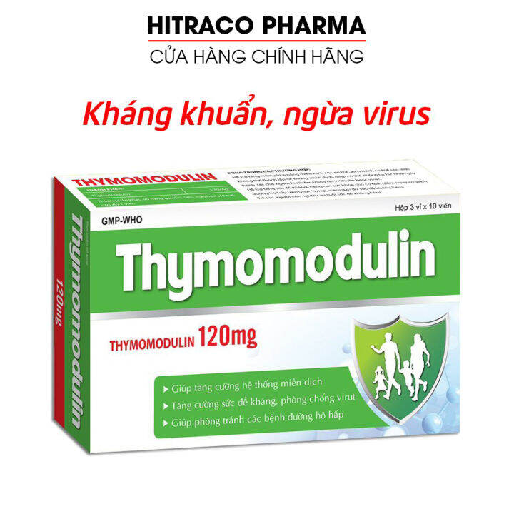 Viên uống Thymomodulin 120mg tăng cường sức đề kháng kháng khẩn ngừa ...