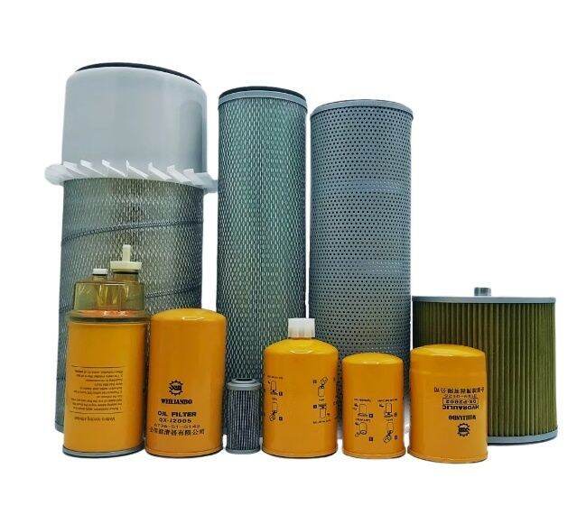 Hyundai Excavator R140W-7 filter assembly fuel filter air filter oil ...