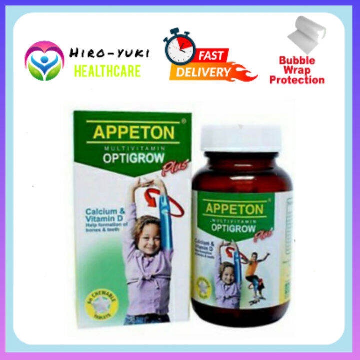 Appeton Multivitamin Optigrow Plus 60's | Lazada