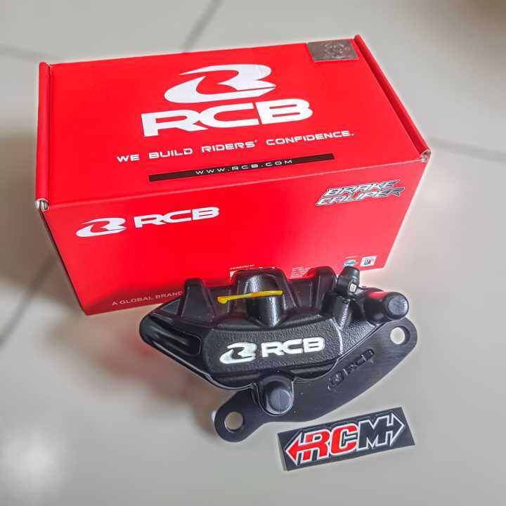 KALIPER CALIPER DEPAN RCB RACING BOY RACINGBOY DOUBLE PISTON E SERIES ...