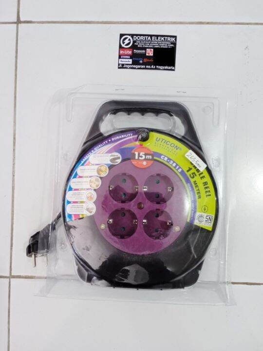 Uticon CR-2815 Kabel Roll 15 Meter | Lazada Indonesia