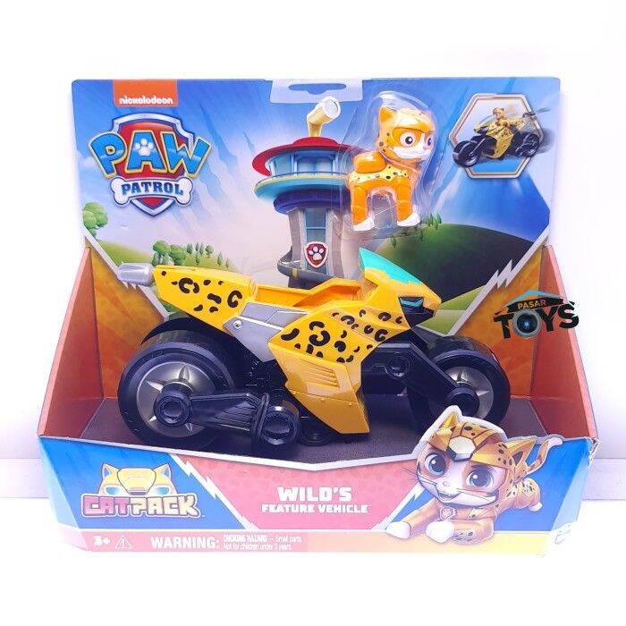 PAW Patrol Wild Feature Vehicle Cat Pack Wild's | Lazada Indonesia