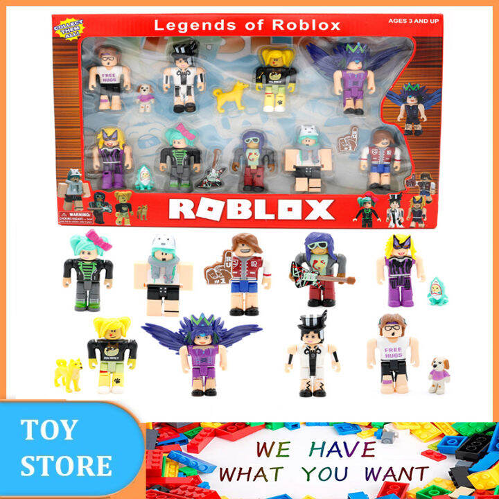 Kid's Toy 6 Pcs/Set 2.5-3 Inches Virtual World Robloxs Ceremonial Band ...