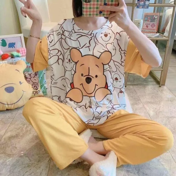 Cartoon Characters Pajama Ter Set | Lazada PH