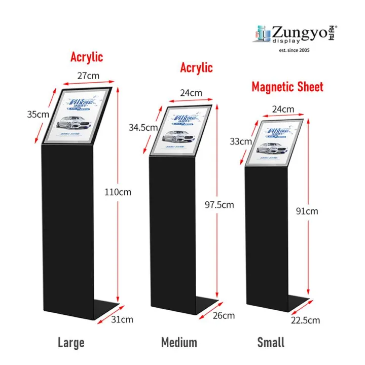 4S Shop A4 Info Display Stand Price Card display poster easel stand ...