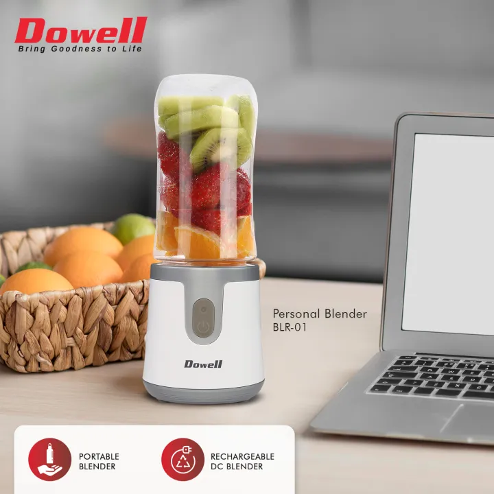 Dowell BLR-01 Portable Electric Blender 400ML Wireless Fruit Extractor ...