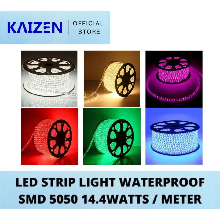☟Kaizen LED Strip light Cove light 220V 14.4W WATERPROOF (Sold Per ...