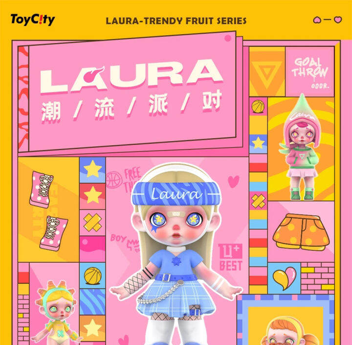 Genuine Laura Laura trend fruit and flower series blind box confirms ...