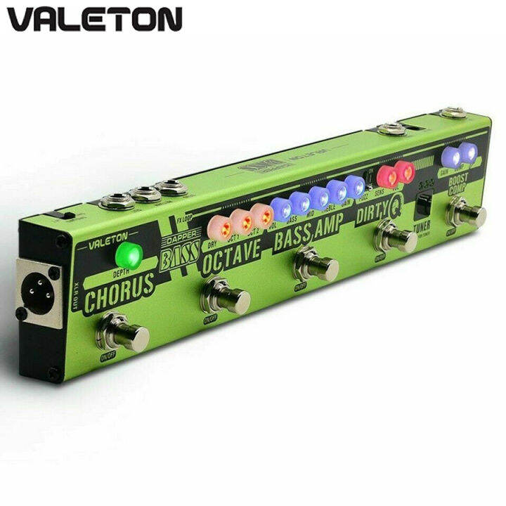 Valeton Dapper BASS Multi Effects Pedal Strip 6 In 1 Multi Effect Bass ...