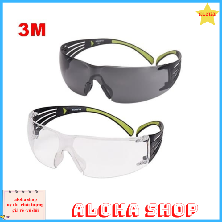 Kính Bảo Hộ 3M SF402AF Thời Trang Cao Cấp, Chống Văng Bắn Chống Tia UV Chống Bụi, Chắn gió ...