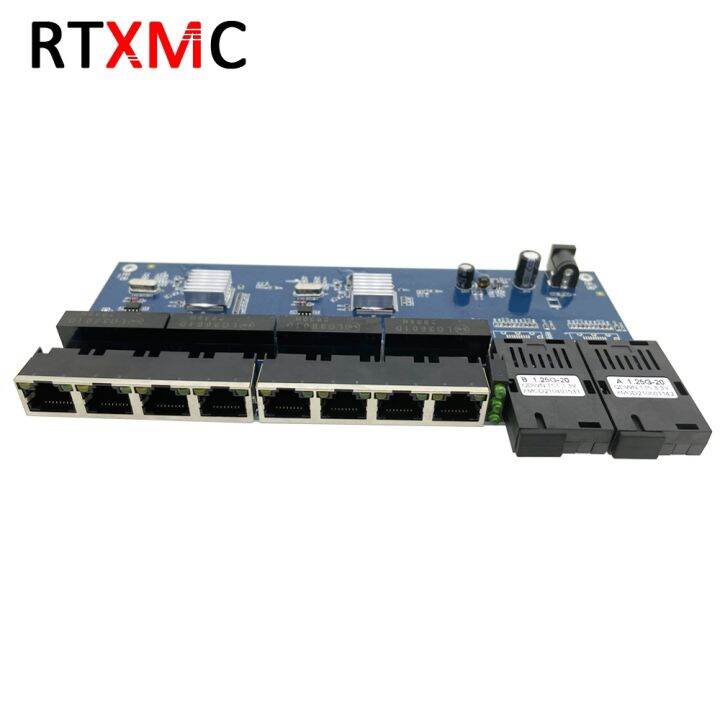 10/100/1000M Gigabit Ethernet switch Ethernet Fiber Optical Media ...