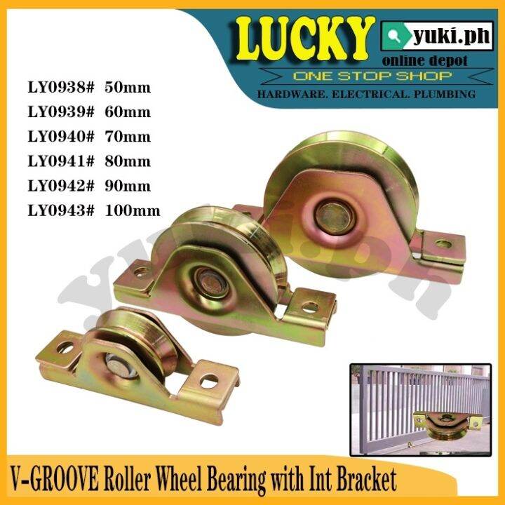 V GROOVE ROLLER WHEEL BEARING WITH INT BRACKET | Lazada PH