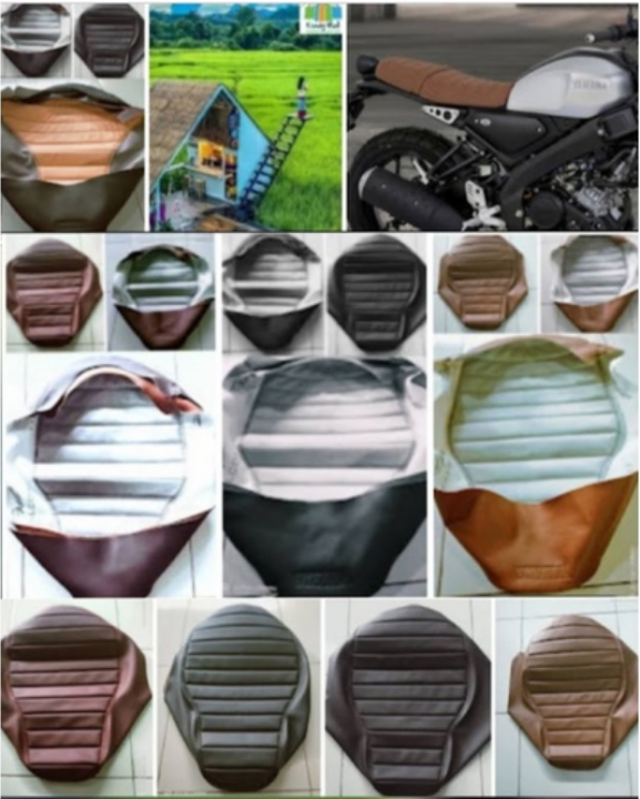 Kulit jok xsr 155 model Japs bahan biasa / Bungkus jok motor yamaha ...